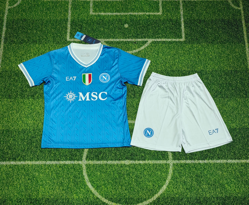 Napoli 2025/26 Home - Kids – False 9 Football