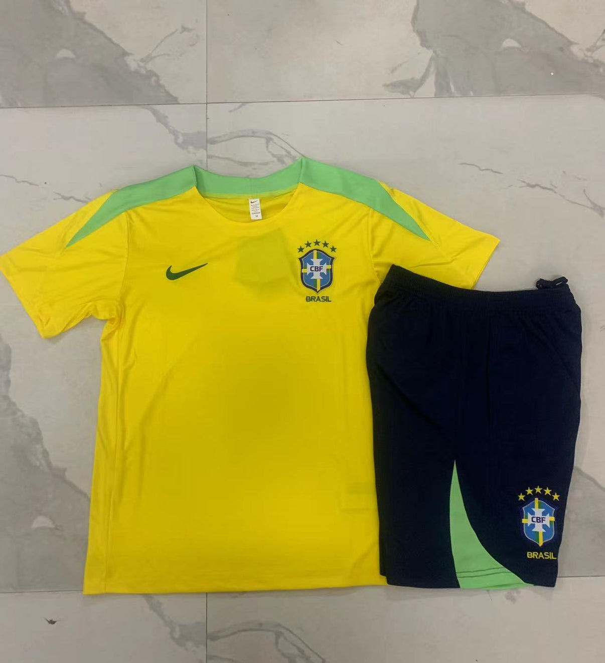 Brazil Training Kit - Home – False 9 Football