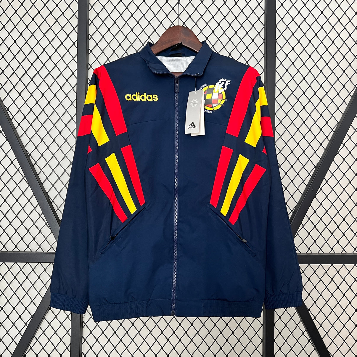 Spain Retro Windbreaker – False 9 Football