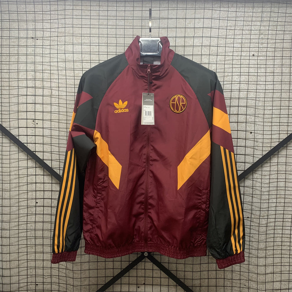 AS Roma Retro Windbreaker – False 9 Football